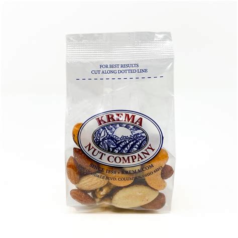 Gourmet Mixed Nuts Roasted And Salted 2 Oz Bag Case Of 24 Bags Krema