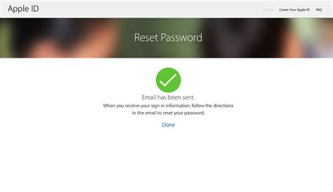 Password Reset Sent