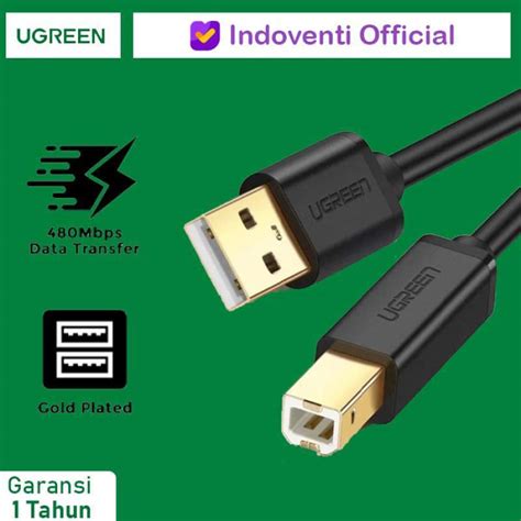 Promo Ugreen 10351 Cable Usb A Male To Usb B Scanner Kabel Printer Cannon Diskon 23 Di Seller