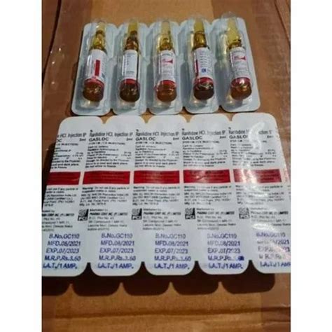 Ranitidine Hydrochloride Injection 50 Mg At 20 Piece In Umred ID