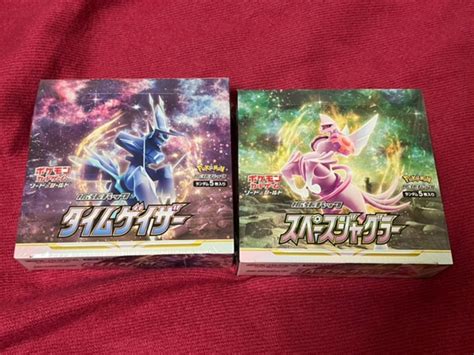 33％割引ブルー系独特な店 ポケモンカード スペースジャグラー タイムゲイザー 計4box ポケモンカードゲーム トレーディングカードブルー系