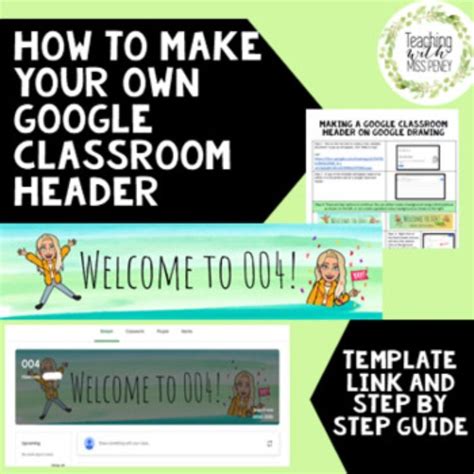 Google Classroom Header Template Printable Word Searches