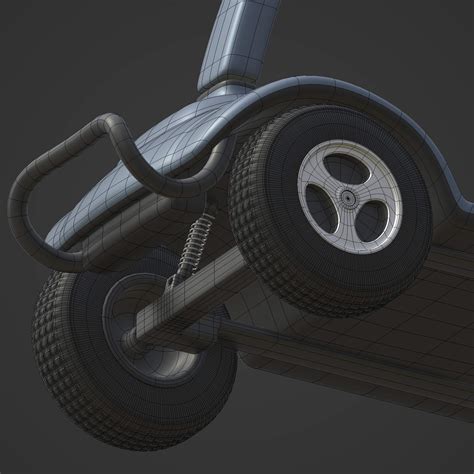 Generic Mobility Scooter 3d Model By Ocstard