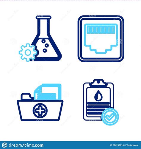 Klembord Voor Het Instellen Van Een Lijnklembord Met Het Pictogram Voor