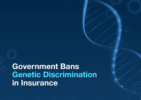 What The New Ban On Genetic Test Discrimination In Life Insurance Means