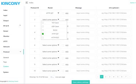 how to use “kcs”v2 firmware for kincony esp32 board smart home