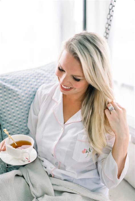 White Cotton Pajamas Embroidered And Pink Piping El276 Carol