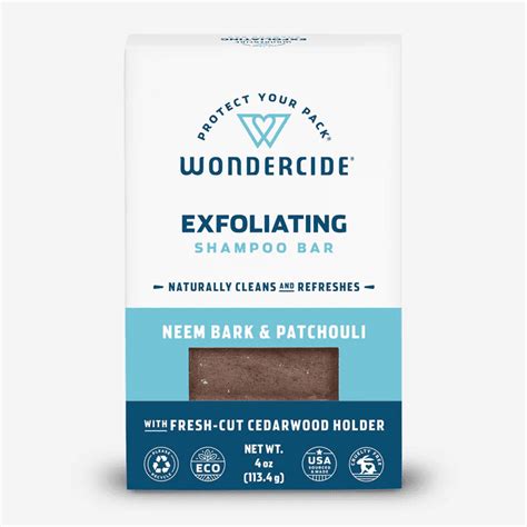 Wondercide Exfoliating Shampoo Bar For Dogs And Cats With Natural