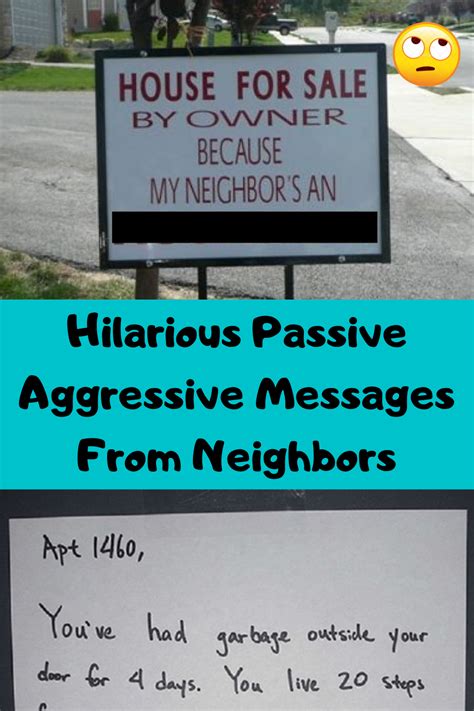 Hilarious Passive Aggressive Messages From Neighbors Passive