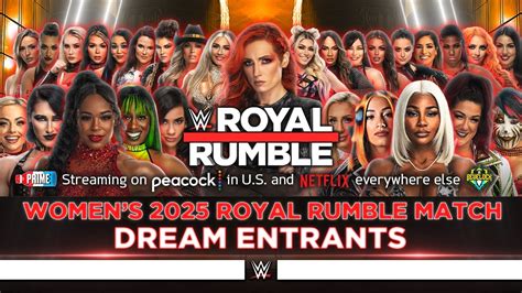 Wwe Womens 2025 Royal Rumble Match Dream Entrants Youtube