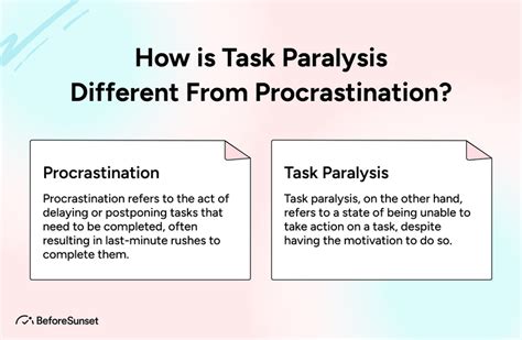 The Cure For Task Paralysis Techniques For Getting Things Done