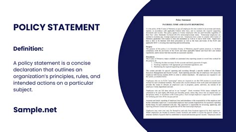 Free 47 Policy Statement Samples Pdf Word