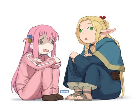 Gotoh Hitori And Marcille Donato Bocchi The Rock And More Drawn By Breikka Danbooru