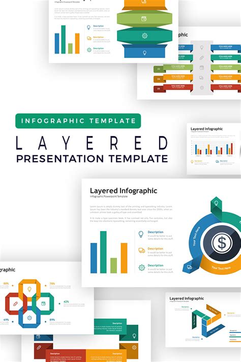 Layered Presentation Infographic Powerpoint Template 73792