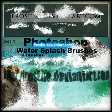 Water Splash Brushes PS SET 1 By FrostBo On DeviantArt