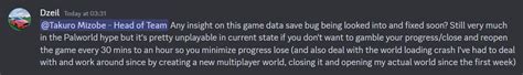 Palworld Dev Is Working On Update To Fix This New Fatal Gamebreaking Bug