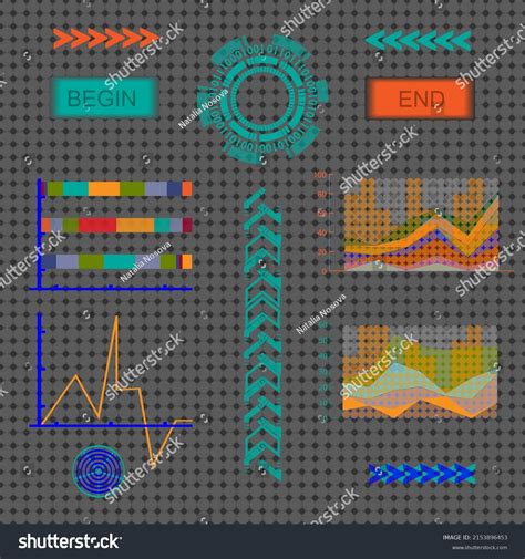 Abstract User Interface Infographic Elements Stock Vector Royalty Free
