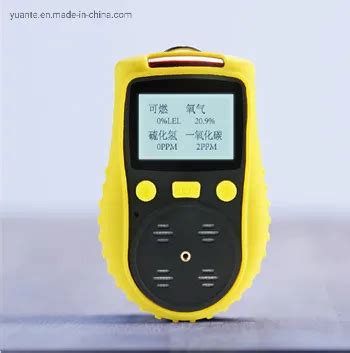 Diffusion Type Portable Multi Gas Detector 4 Gas Monitor CH4 Co H2s O2 Gas Meter Multi Gas