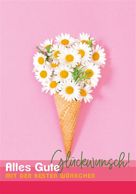 Margeriten In Der Tüte Grußkarten Kallos Verlag