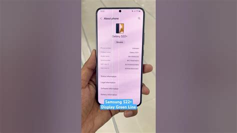 Samsung Galaxy S22 Green Line Issue 🥺 Greenline Display Samsung Samsunggalaxy
