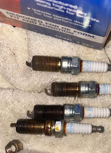Do I Have A Leak These Are The Old Plugs Rmiata