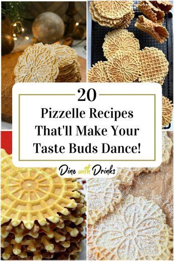 20 Pizzelle Recipes Thatll Make Your Taste Buds Dance