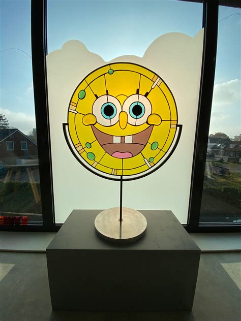 Spongebob Squarepants Inspired Stained Glass Art