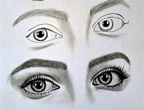 Tips For Drawing Realistic Female Eyes Using Graphite Pencils Muus Art