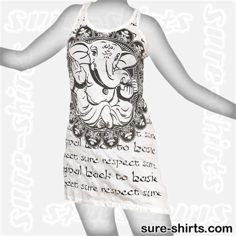 400 Ganesha Relaxed White Sure Women Summer Dress
