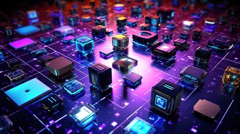 사물 인터넷을 위한 연결된 Iot 장치 및 네트워크의 3d 렌더링 사물의 인터넷 아이오트 모바일 데이터 배경 일러스트 및