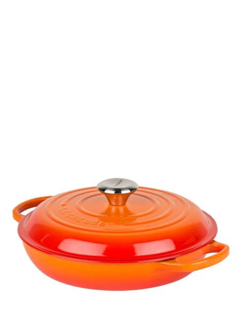 Jual Le Creuset Signature Cast Iron 26cm Shallow Casserole Orange Flame