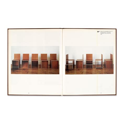 Donald Judd Furniture Retrospective Rare Book Gagosian Shop