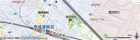 千葉県習志野市津田沼3丁目2 5の地図 住所一覧検索｜地図マピオン