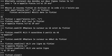 Op Rations Sur Les Fichiers En Python Pierre Giraud