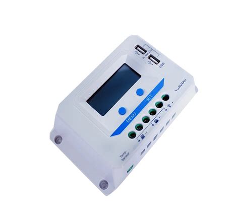 VS2024AU 20A Solar Char Controller 12V 24V Backlight LCD Dual USB 5V