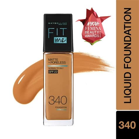 Maybelline New York Fit Me Matteporeless Liquid Foundation 16h Oil