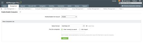 Easily Disable Active Directory Computer Accounts Using Powershell Manageengine Admanager Plus