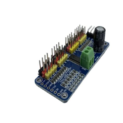 Pca9685 16 채널 12 비트 Pwm I2c Iic 인터페이스 서보 모터 드라이버 컨트롤러 보드 모듈 스티어링 기어 로봇