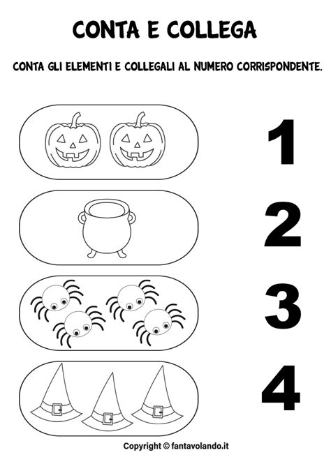Attività Di Matematica Per Halloween Classe Prima Fantavolando
