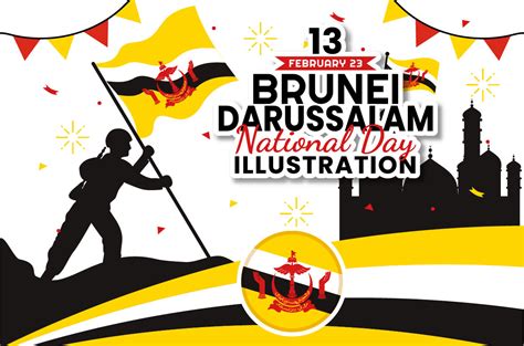 13 Brunei Darussalam National Day Graphic By Denayunecf Creative Fabrica