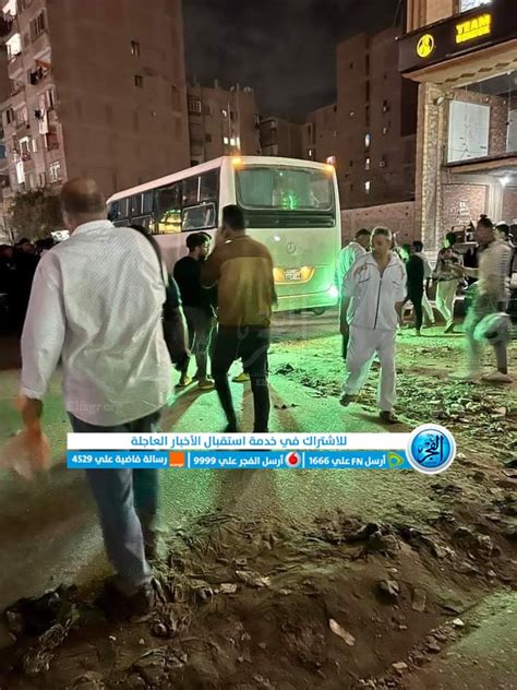 عاجل ننشر لحظة وقوع حادث أتوبيس عزبة النخل فيديو وصور