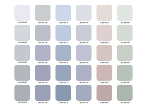 Muted Gray Color Palette Hex Rgb Cmyk Codes Business Branding