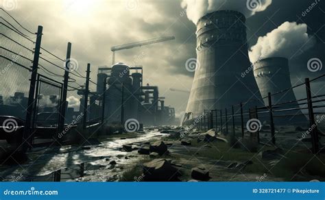 3d Illustration Of An Reactor Room In A Science Fiction Starship Stock