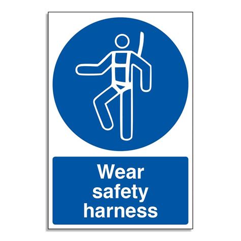 Wear Safety Harness Mandatory Sign Rsis