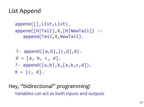 PPT Lecture 6 Logic Programming Introduction To Prolog Facts Rules