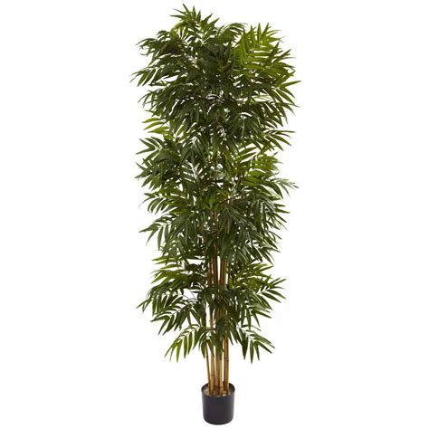 Nearly Natural 7 5 Ft Phoenix Palm Tree 5406 The Home Depot