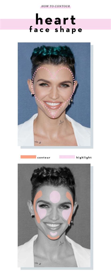 How To Contour Like A Professional Make Up Artist Heart Face Shape