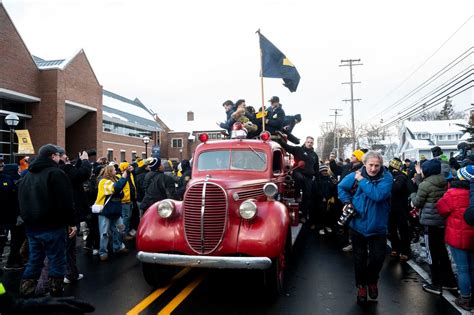 Jim Harbaugh Michigan Football National Champions Parade Through Ann