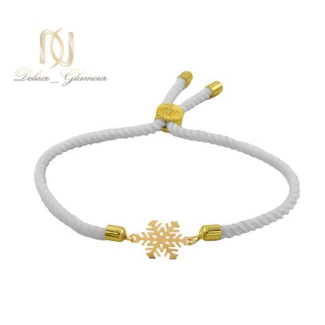 خرید دستبند طلای 18 عیار دخترانه طرح دونه برف G0 N023