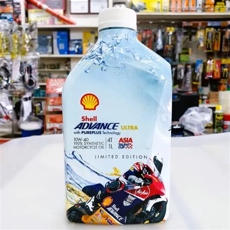 SHELL น้ำมันเครื่องสังเคราะห์แท้ Advance Ultra 10W-40 (1 ลิตร) | Lazada ...